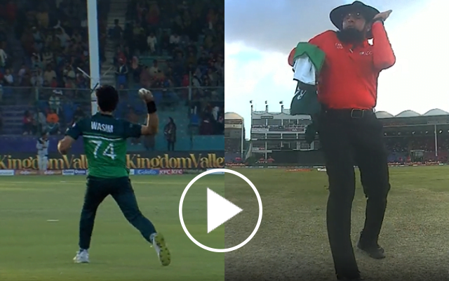 Watch: Pakistan's Mohammad Wasim Jr's run-out attempt goes wrong as his ...