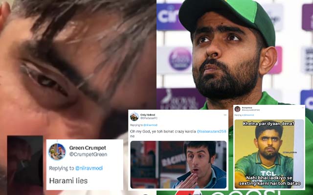 ‘Bade Haraami ho Beta!’ - Fans in shock as Babar Azam’s leaked pictures ...