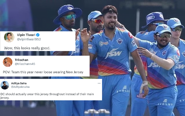 'Sab team special jersey pehen rahi' - Fans react as Delhi Capitals set ...