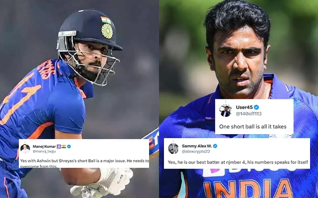 'Ekdum sahi kaha hai' - Fans react to Ravichandran Ashwin's 'Shreyas Iyer is right choice at ...