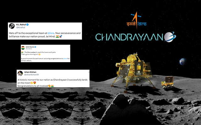 'Chanda mama ek tour ke' - Fans react as India celebrates Chandrayaan 3 ...