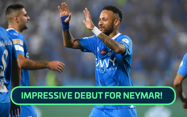Neymar shines on debut for Al-Hilal who beat Al-Riyadh 6-1 in Saudi Pro ...