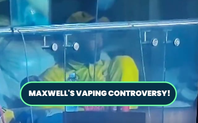 Glenn Maxwell caught smoking e-cigarette in the dressing room