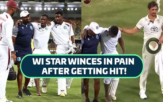 Shamar Joseph retires hurt after toe-crusher from Mitchell Starc