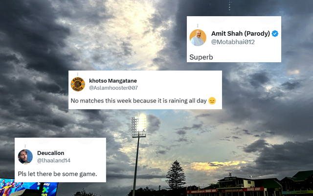 'Bhagwan ye kya kiya tune' - Fans react as SA20 2024's opening match gets abandoned due to ...