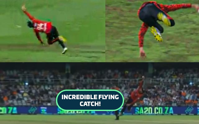 Aiden Markram pulls off sensational flying catch in SA20 2024
