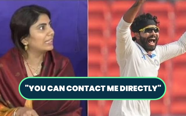 'Why are we here today?....' - Ravindra Jadeja's wife Rivaba gives stern reply when asked about ...